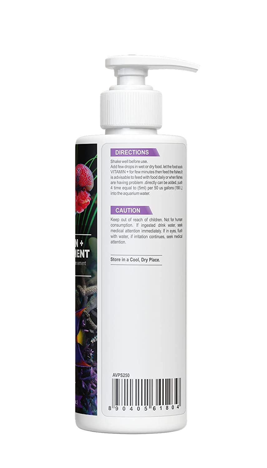 AquaNature Vitamin+ Supplement for Health & Colour Enhancement for ...