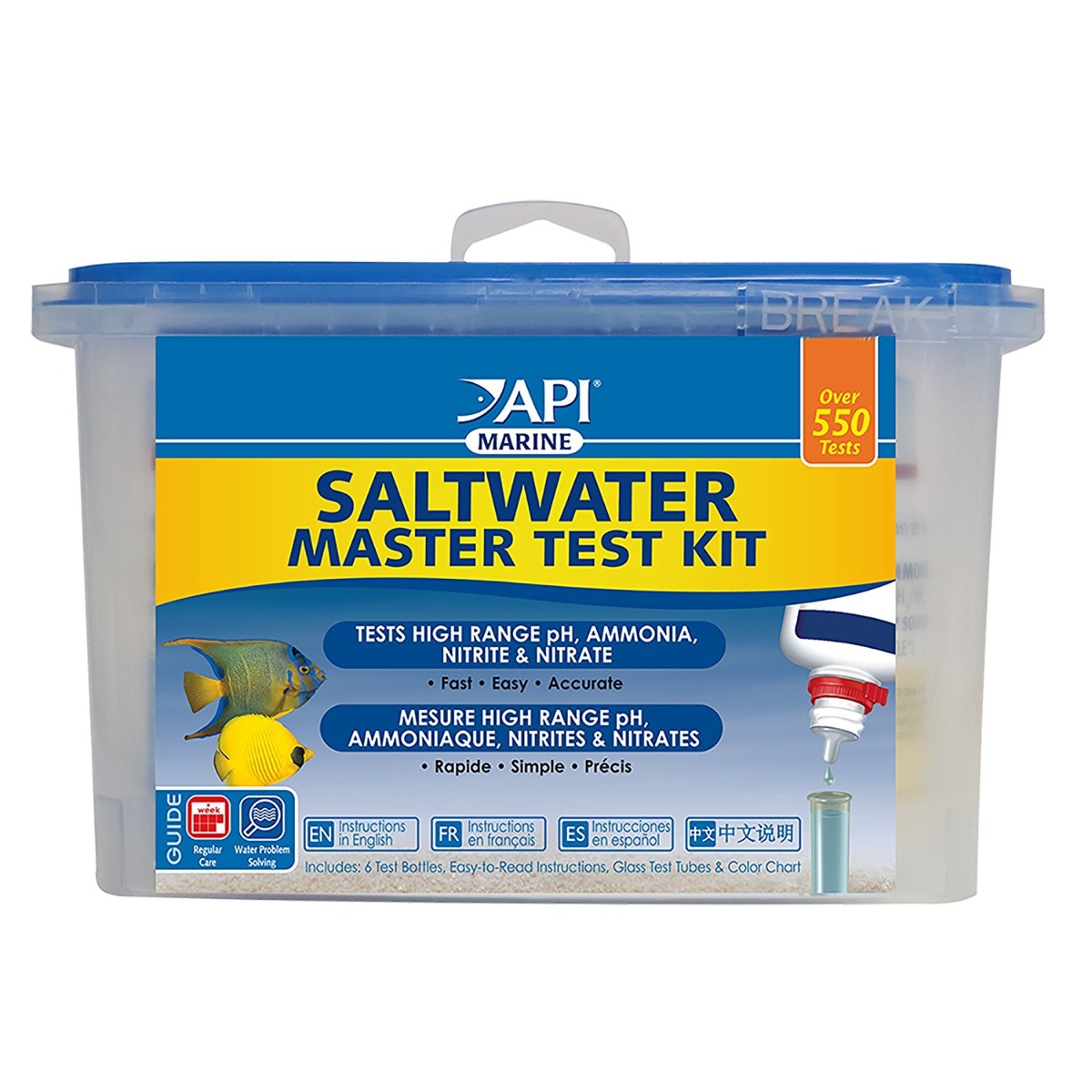 Api Salt water Liq master Test kit Code- 401M – Aquanature Online