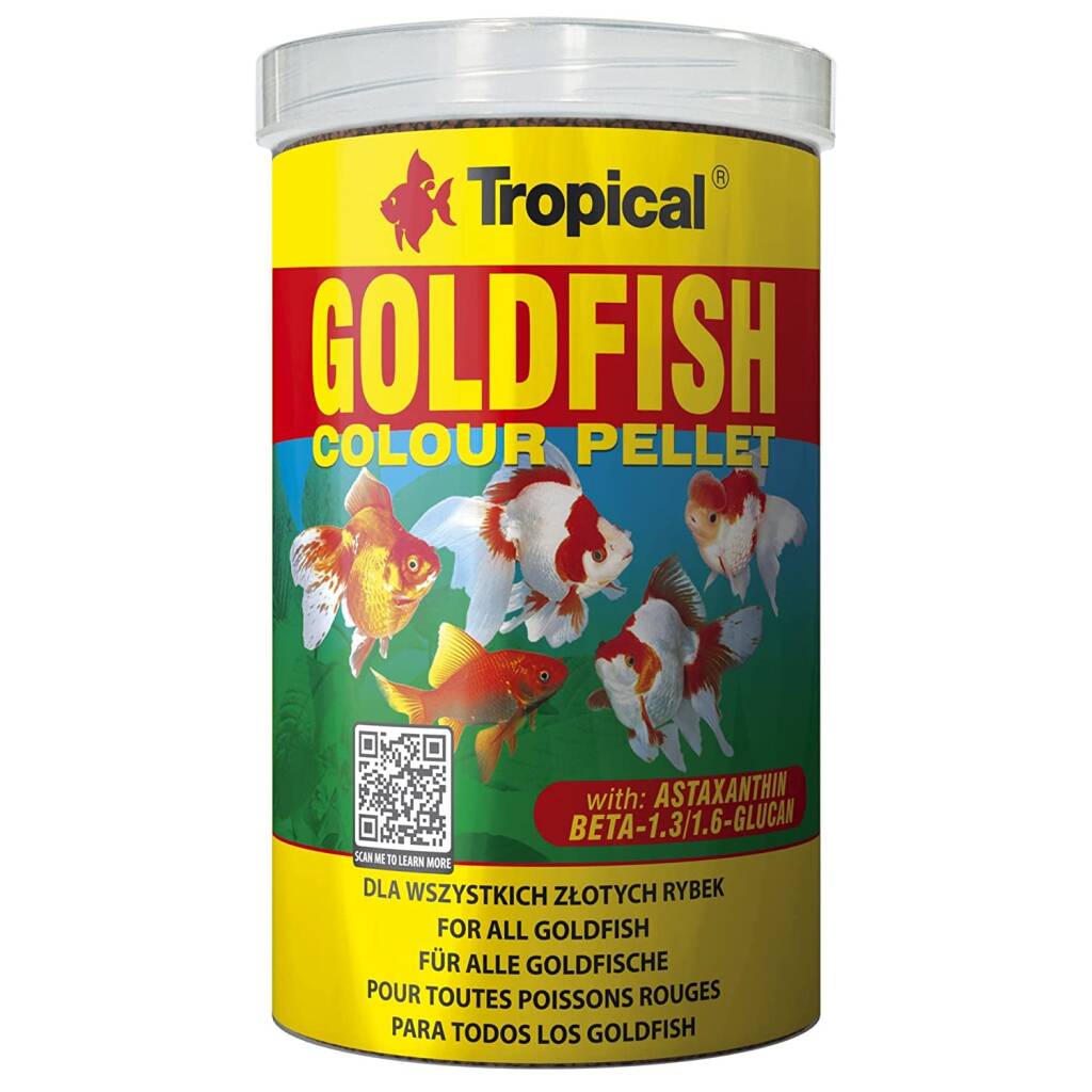 Tropical Goldfish Colour pellets Fish Food – Aquanature Online