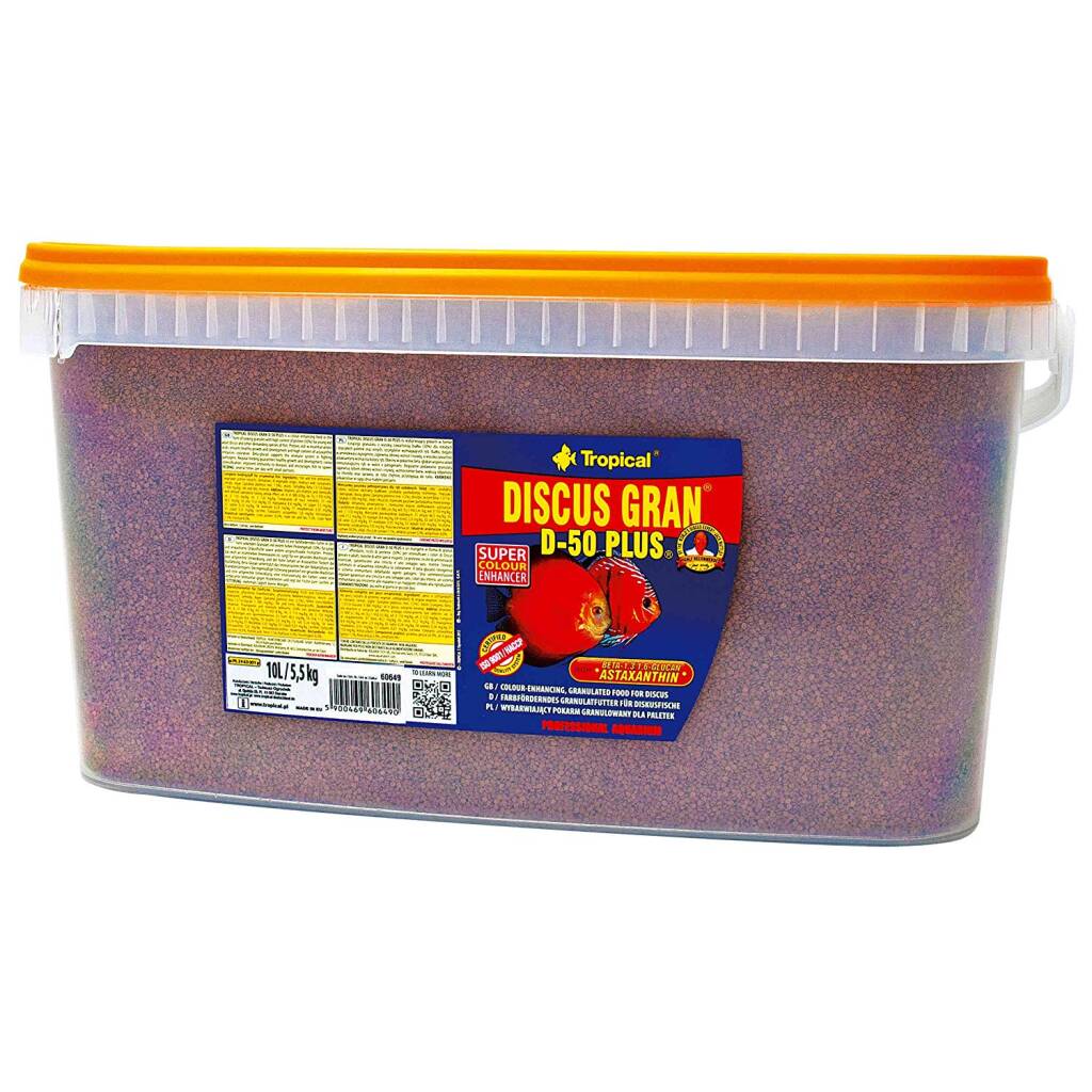 Tropical Discus Gran D-50 Granules Fish food – Aquanature Online