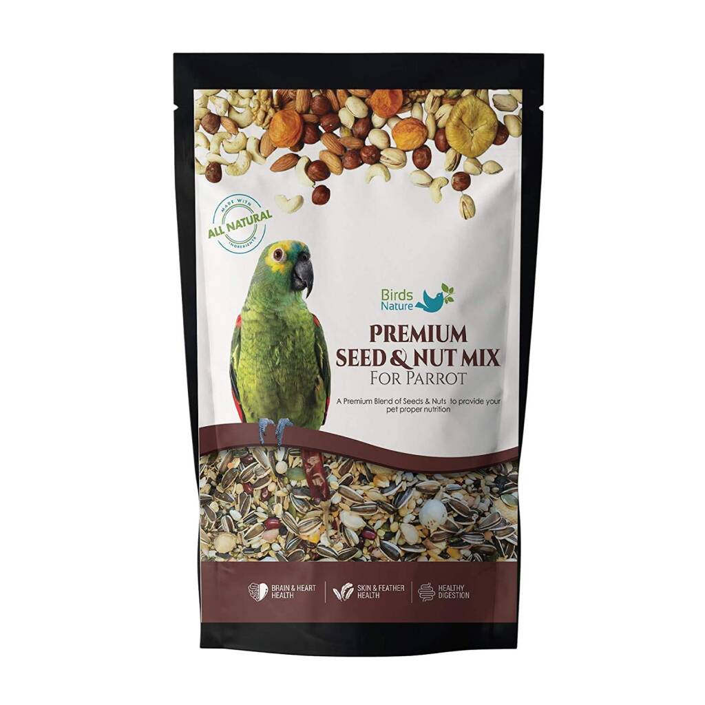 BirdsNature Seed & Nut Mix Food for All Parrots & Conures – Aquanature ...