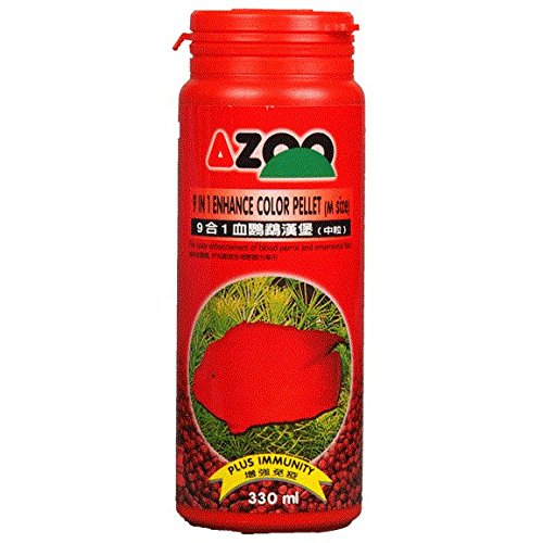Azoo 9 in 1 Enhance Colour Pellet Formula Fish Food – Aquanature Online