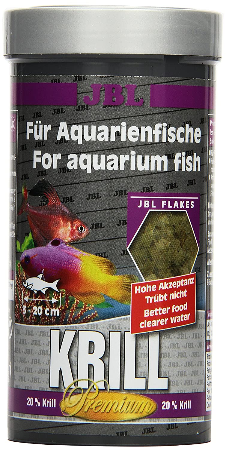 Jbl Krill Premium Main Food Flakes for All Aquarium Fish 40g/250ml ...