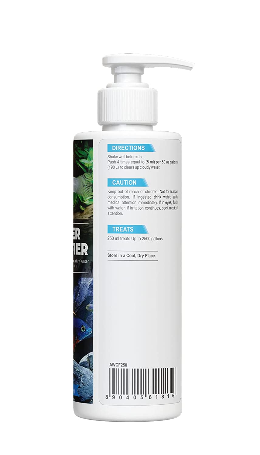 Aquanature Water Clarifier Clears Up Cloudy Aquarium Water for ...