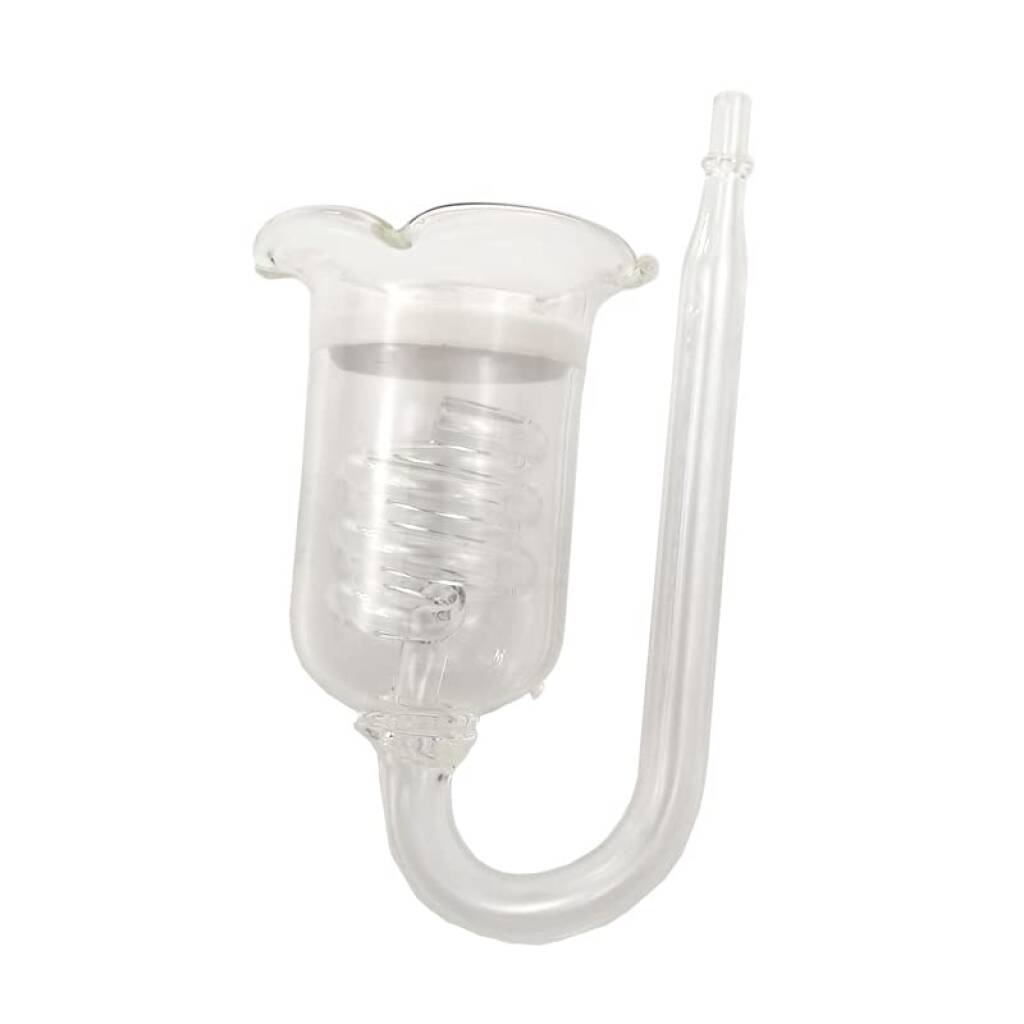 AquaNature Flower Shape Spiral Glass Co2 Diffuser for Planted Aquarium ...