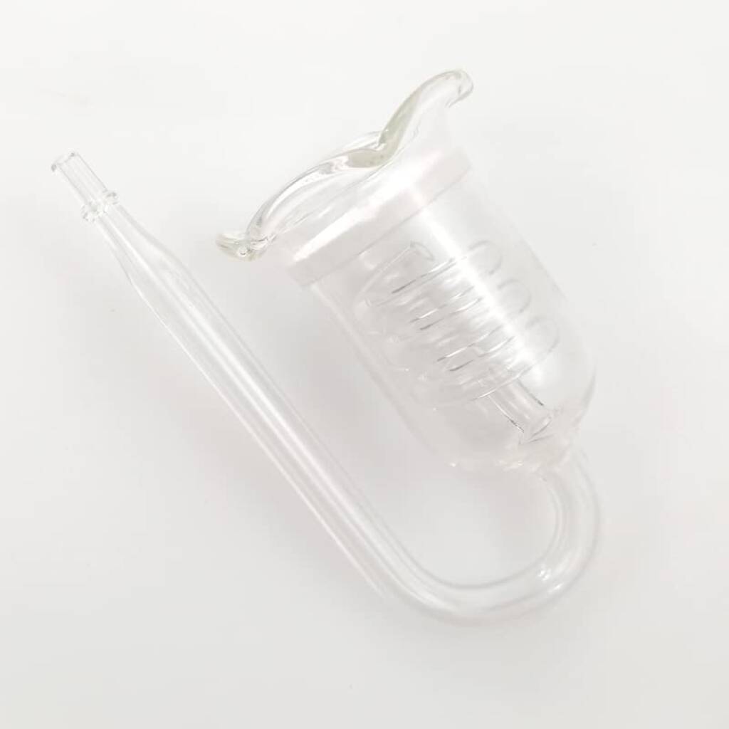 AquaNature Flower Shape Spiral Glass Co2 Diffuser for Planted Aquarium ...