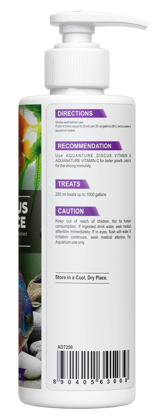 AquaNature Discus Trace - Trace Elements Supplement For Discus Fish ...
