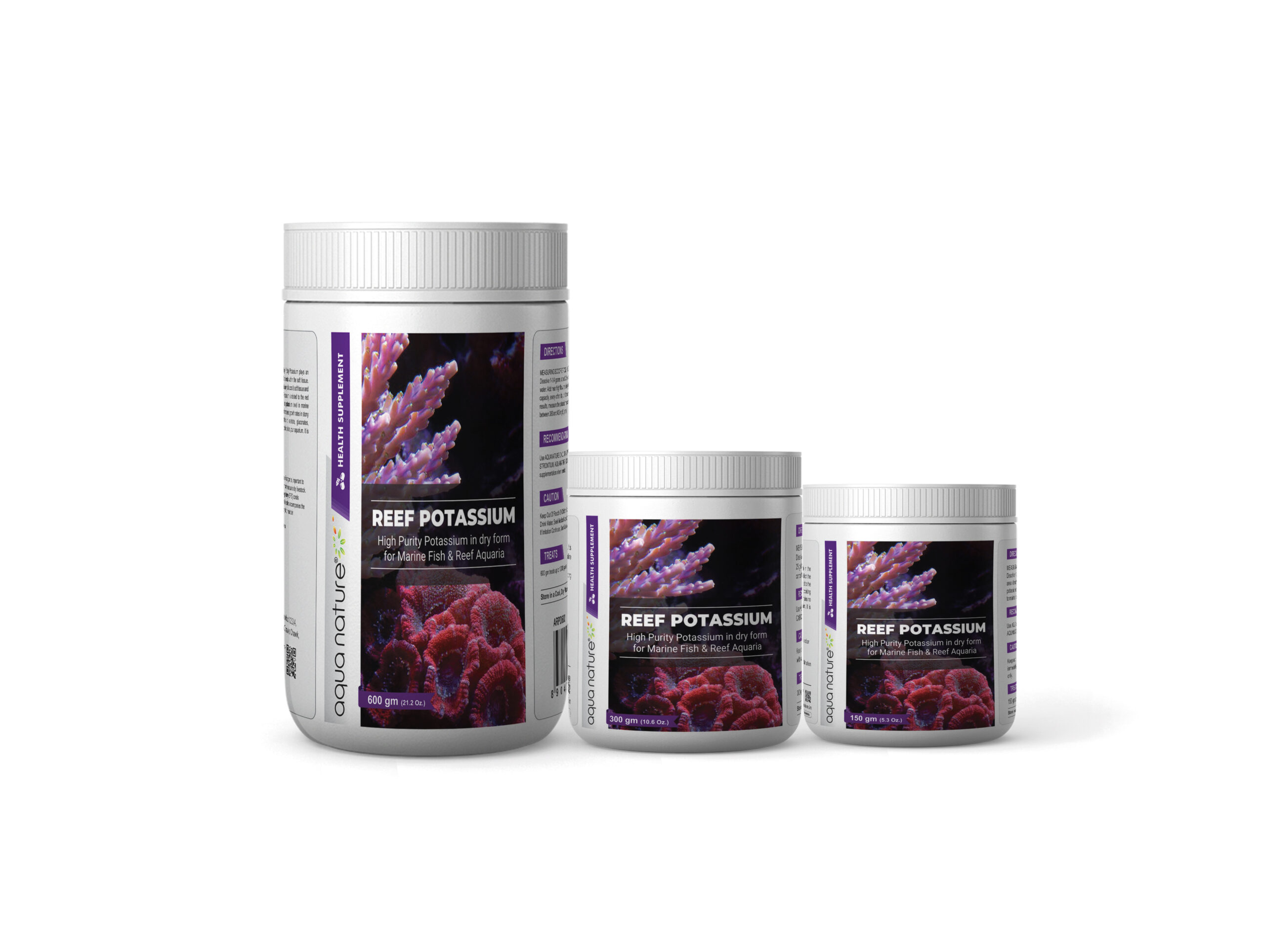 AquaNature Reef Potassium High Purity Potassium Powder for Marine Fish ...