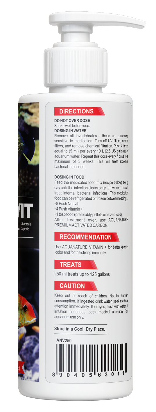 AquaNature Neovit Treats External Fungal Infection & Bacterial Diseases ...