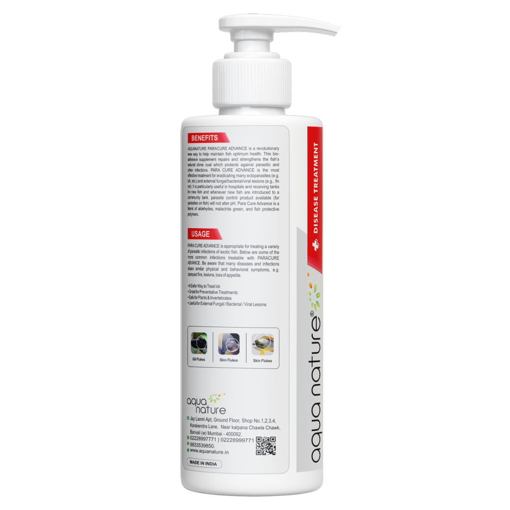 AquaNature Paracure Advance Treats Parasitic Diseases,Protozoan Velvet ...