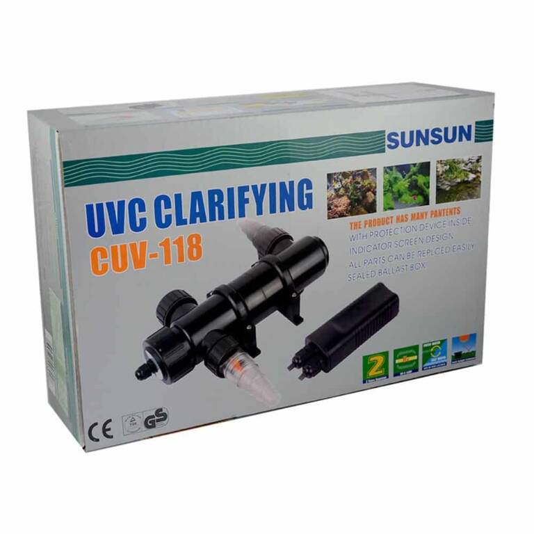 SunSun CUV Series Aquarium Fish Pond UV Sterilizer | UVC Clarifier for ...