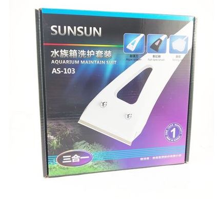 Sunsun Aquarium 3 IN 1 Scraper Maintainance Kit AS-103 – Aquanature Online