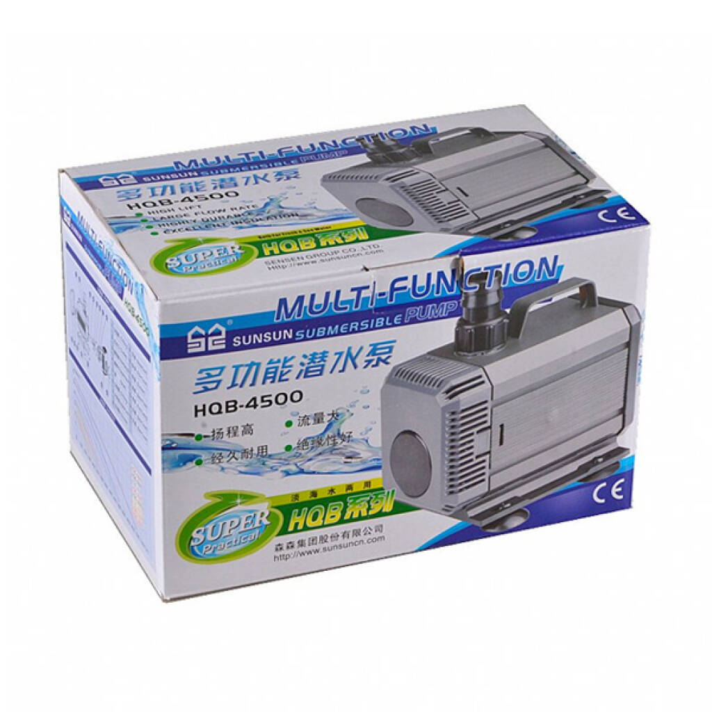 Sunsun Aquarium Multi-Functional Submersible Pump HQB-4500 (4500 L/H-100w) – Aquanature Online