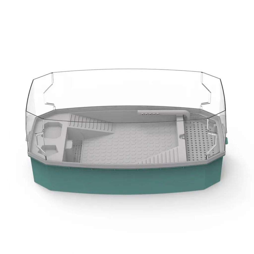 NomoyPet Detachable Escape-Proof Turtle Tank Terrarium For Turtles ...
