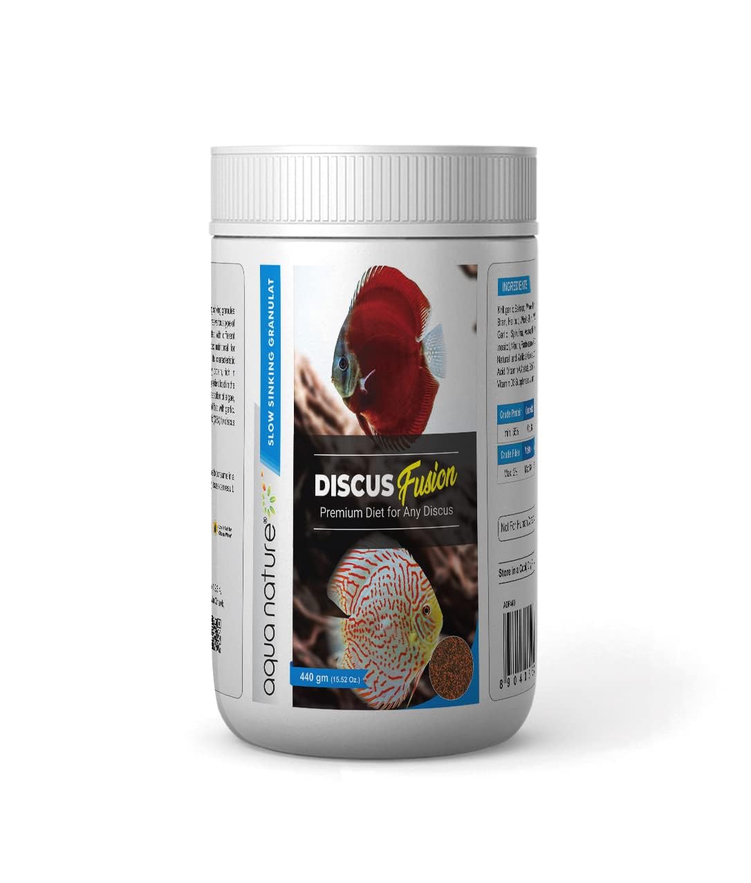 AquaNature Discus Fusion Granules Daily Diet for All Variety of Discus ...