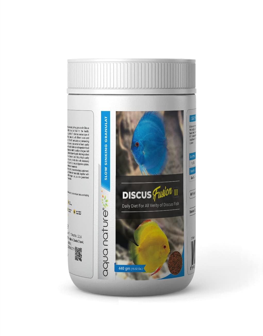 AquaNature Discus Fusion Granules Daily Diet for All Variety of Discus ...