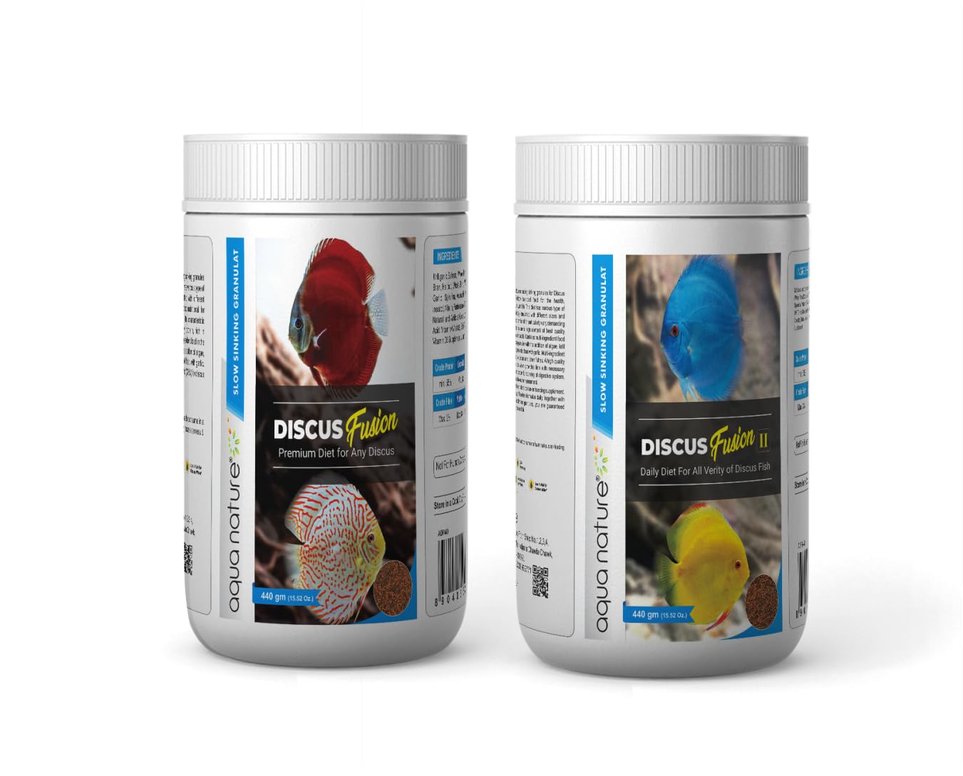 AquaNature Discus Fusion Granules Daily Diet for All Variety of Discus ...