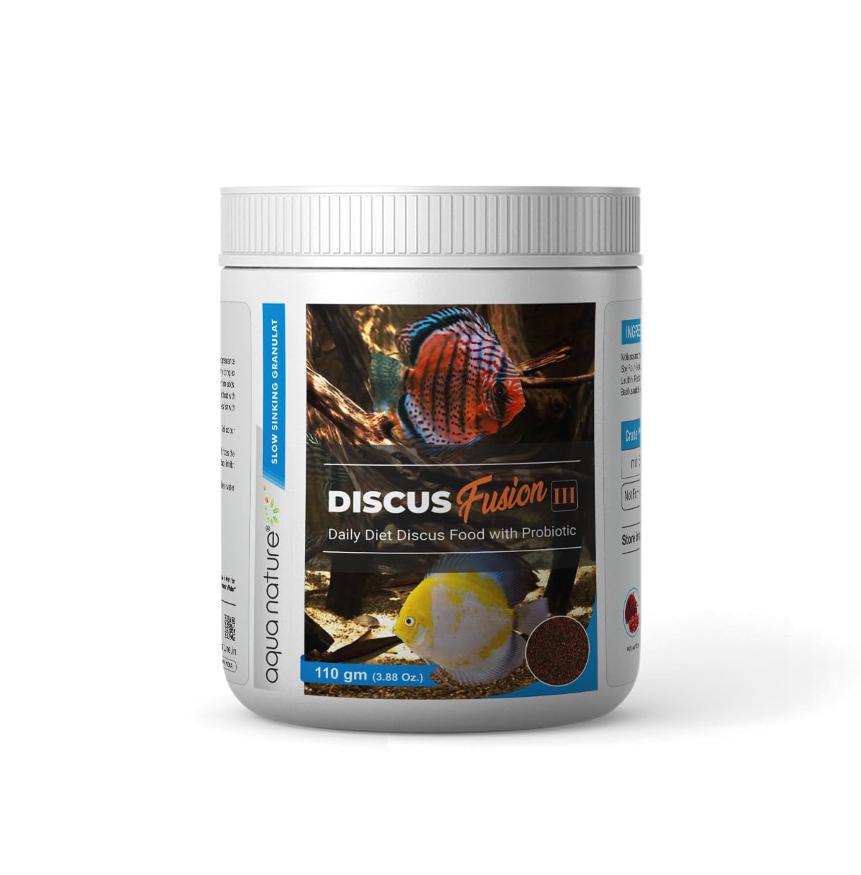 AquaNature Discus Fusion Granules Daily Diet for All Variety of Discus ...