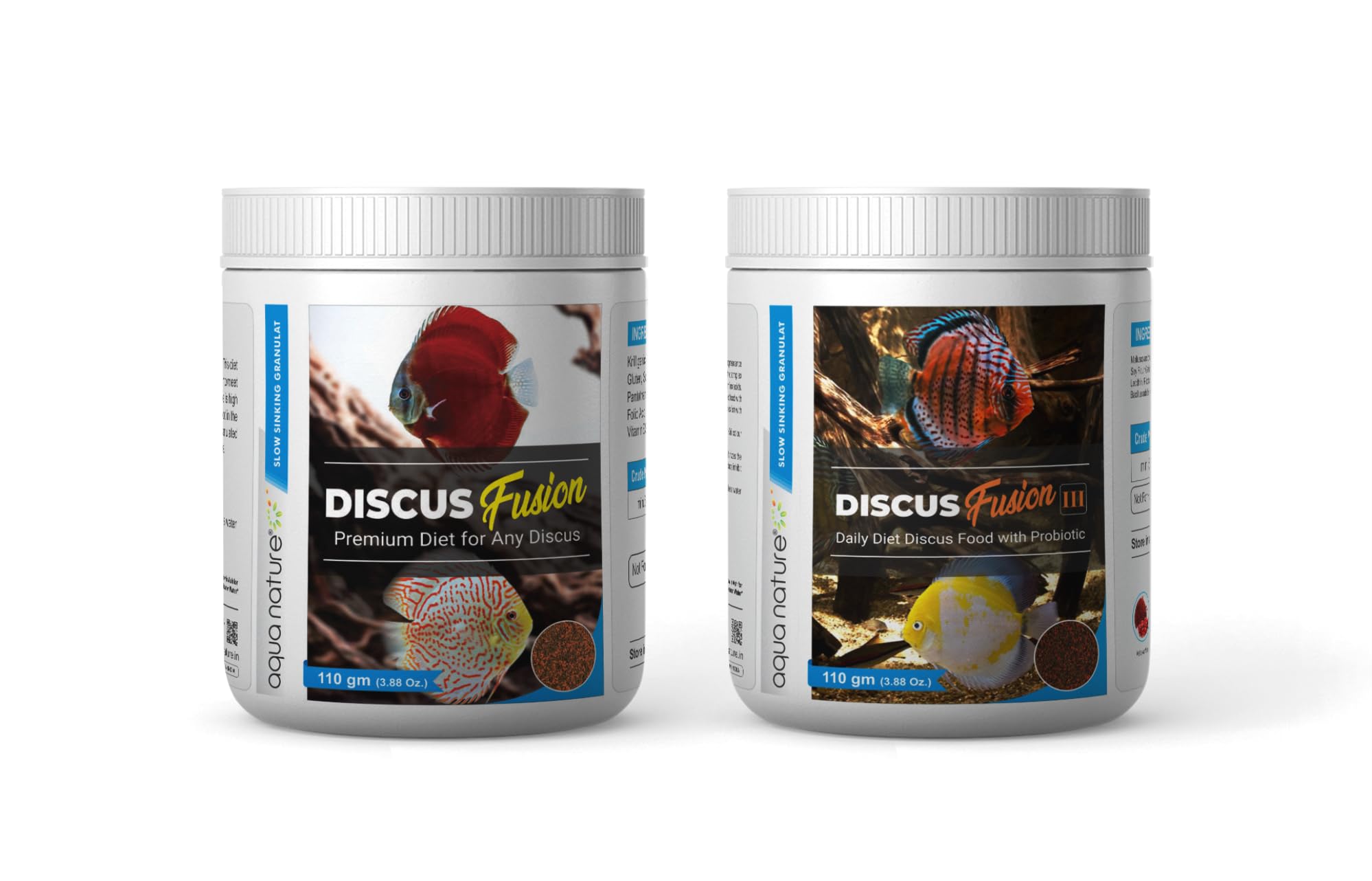 AquaNature Discus Fusion Granules Daily Diet for All Variety of Discus ...