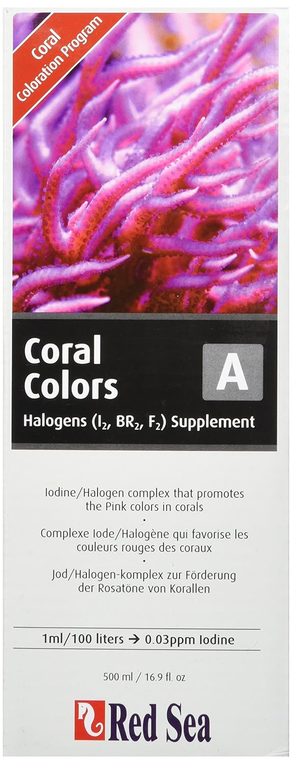 Red Sea Fish Pharm Are22043 Reef Colors Iodine/Halogens Supplement-A ...