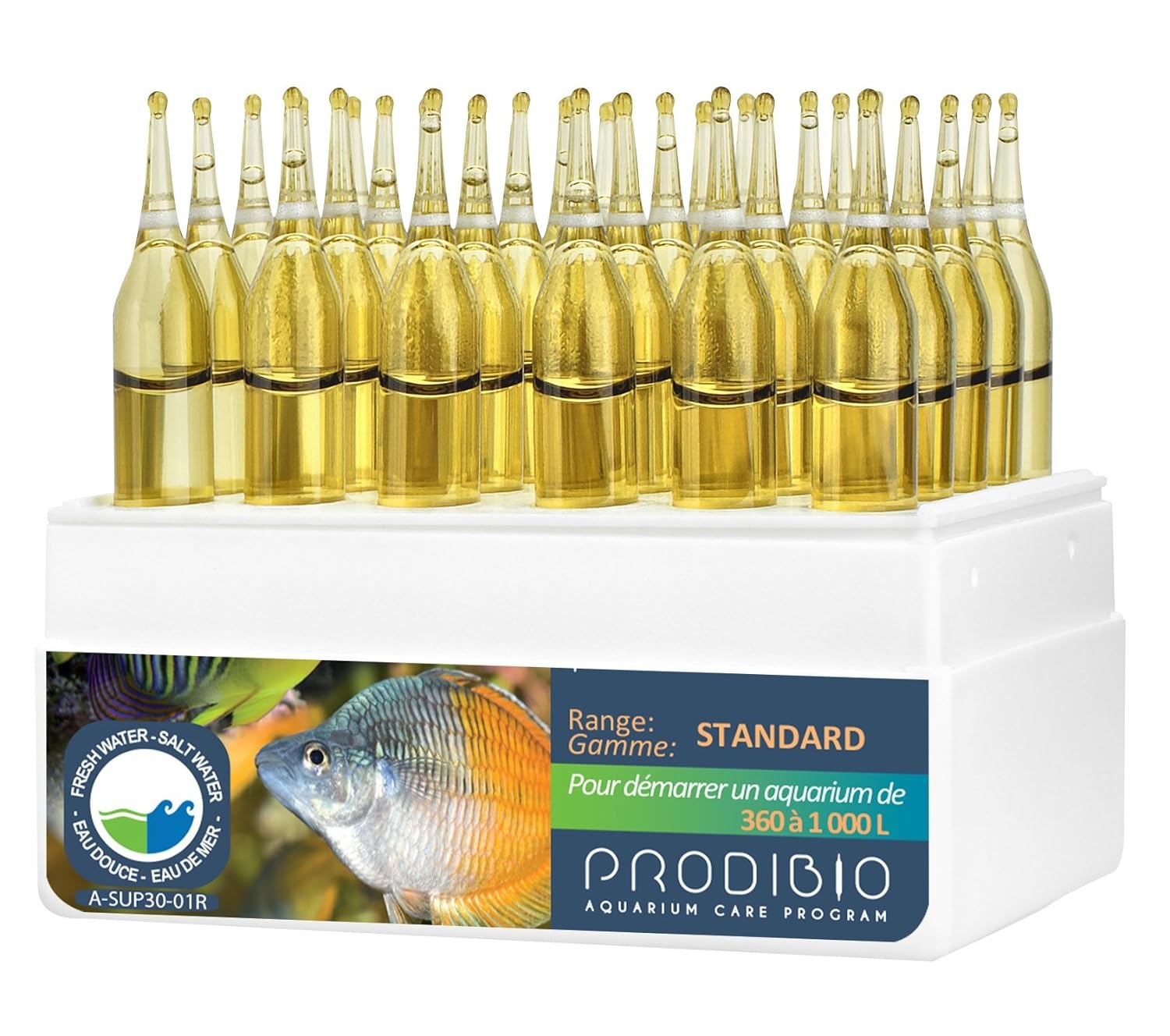 Prodibio Start Up, Bacteria Starter Kit, Fresh and Saltwater, 30/1 mL ...