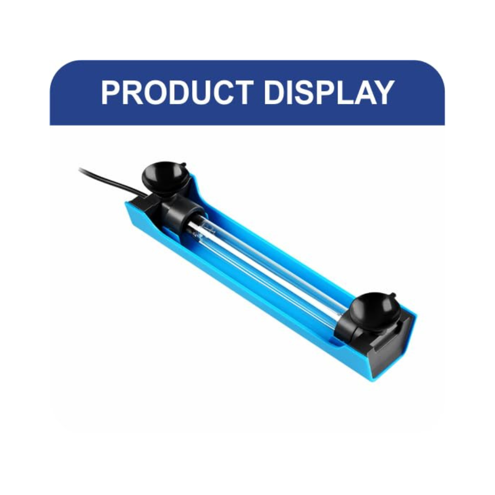 AquaNature Aseptic Aquarium UV Sterilizer Water Clarifier Submersible ...